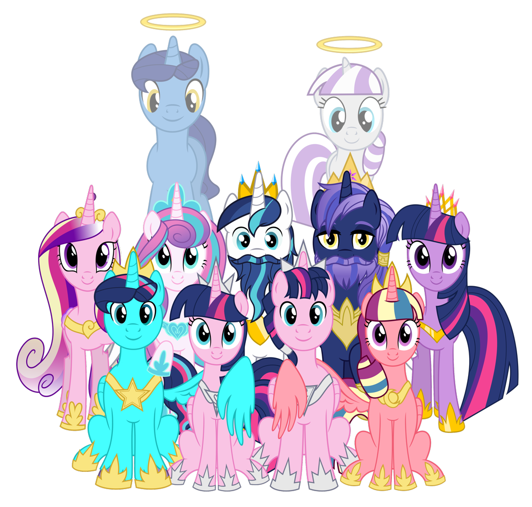 #3594293 - source needed, safe, anonymous artist, night light, princess cadance, princess flurry ...