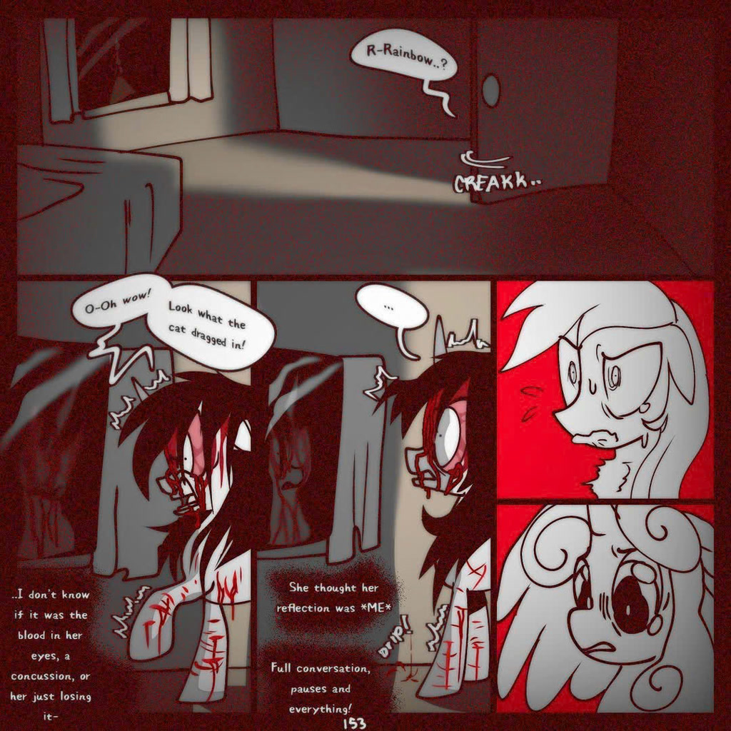 #3595134 - grimdark, artist:sinclairdugore, rainbow dash, rarity ...