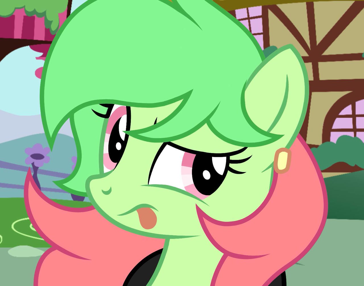 #3595290 - safe, artist:cstrawberrymilk, oc, oc only, oc:melon pone, earth pony, pony, female ...