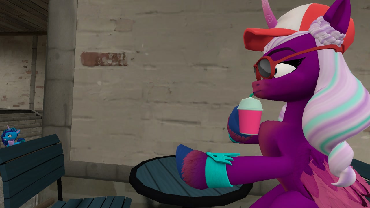 #3595424 - safe, artist:redchaosscrungle, misty brightdawn, opaline arcana, alicorn, pony ...