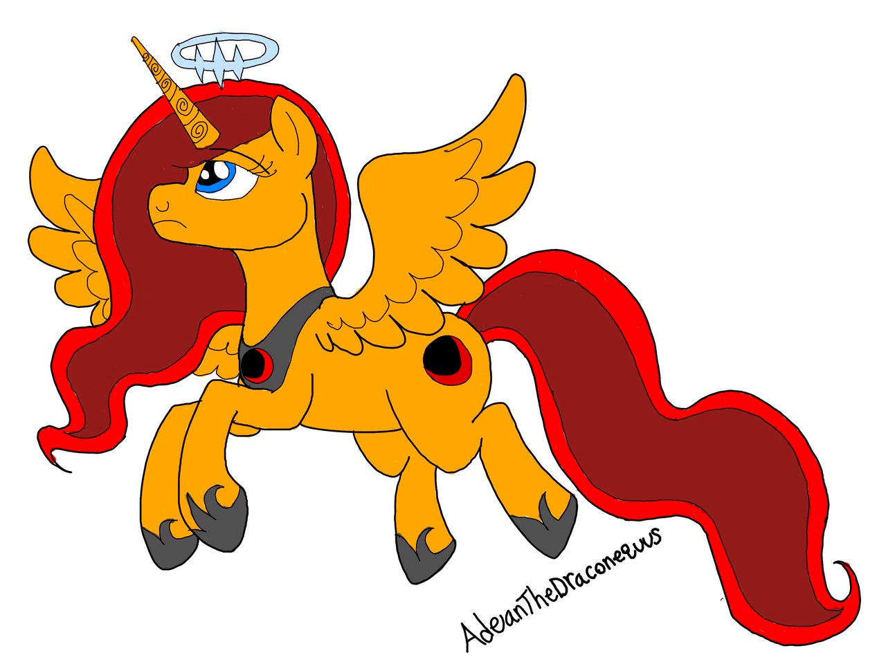 #3595967 - safe, oc, oc only, oc:princess ruby moon, alicorn, alicorn oc, horn, original ...