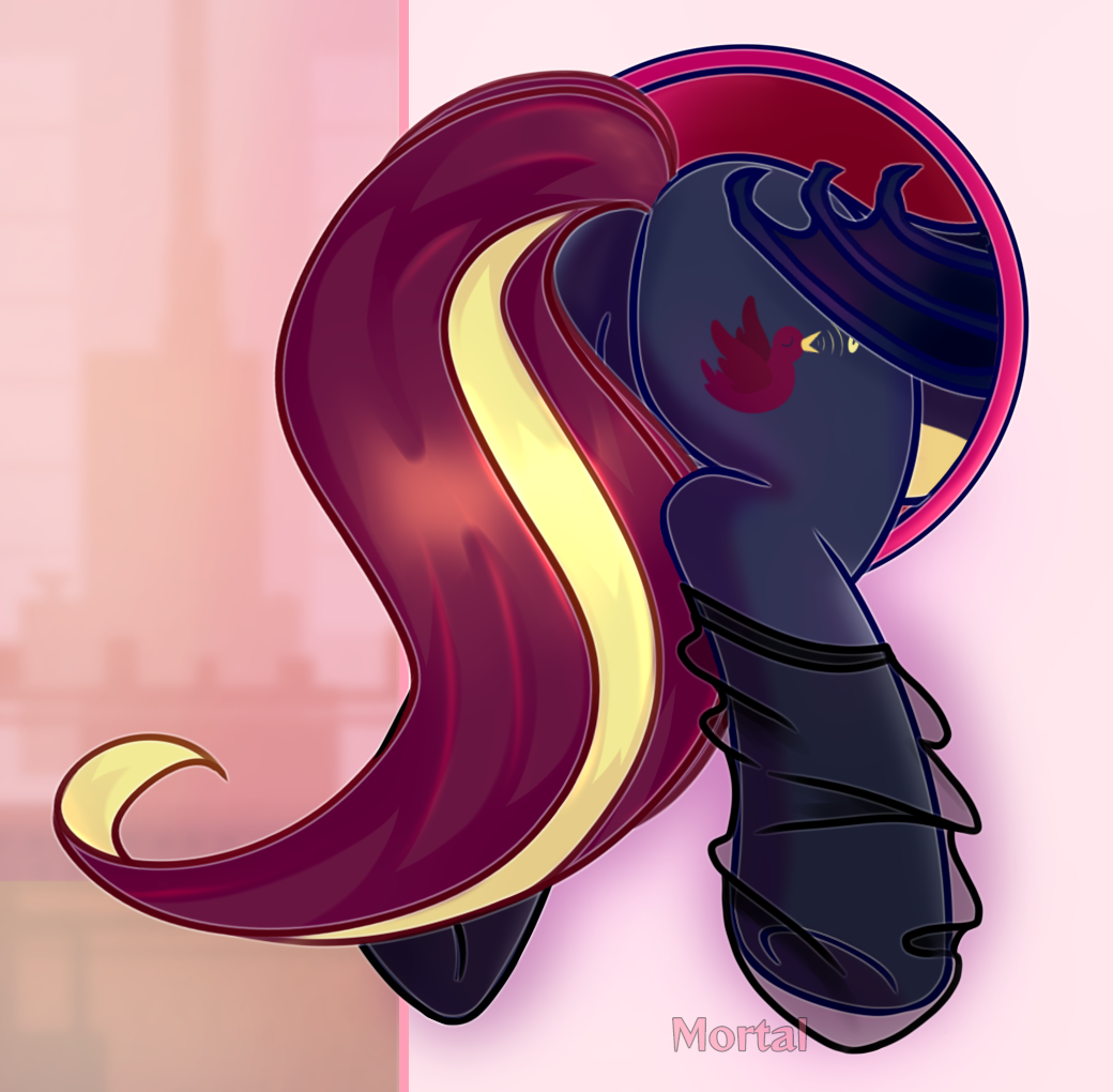 #3579453 - safe, artist:mortal wound, oc, oc only, oc:nightingale ode, bat pony, pony, g4, base ...