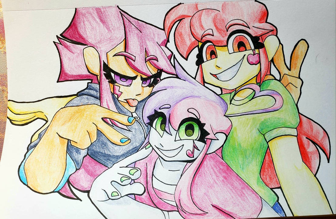 #3596318 - safe, artist:synnibear03, apple bloom, scootaloo, sweetie ...