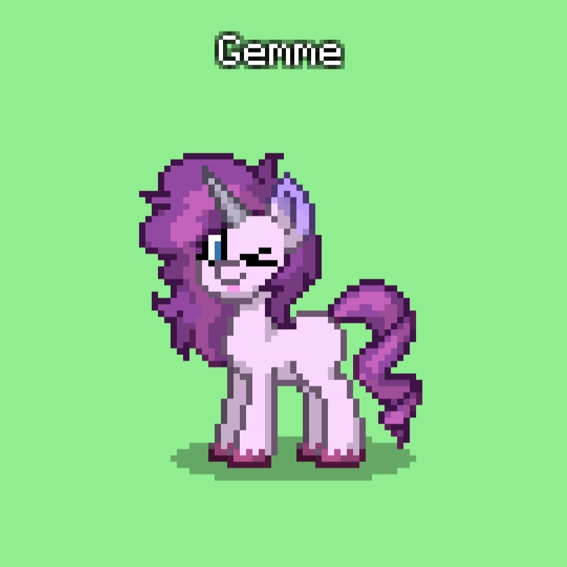 #3596910 - safe, oc, oc:gemme, pony, unicorn, pony town, g5, :p, female ...