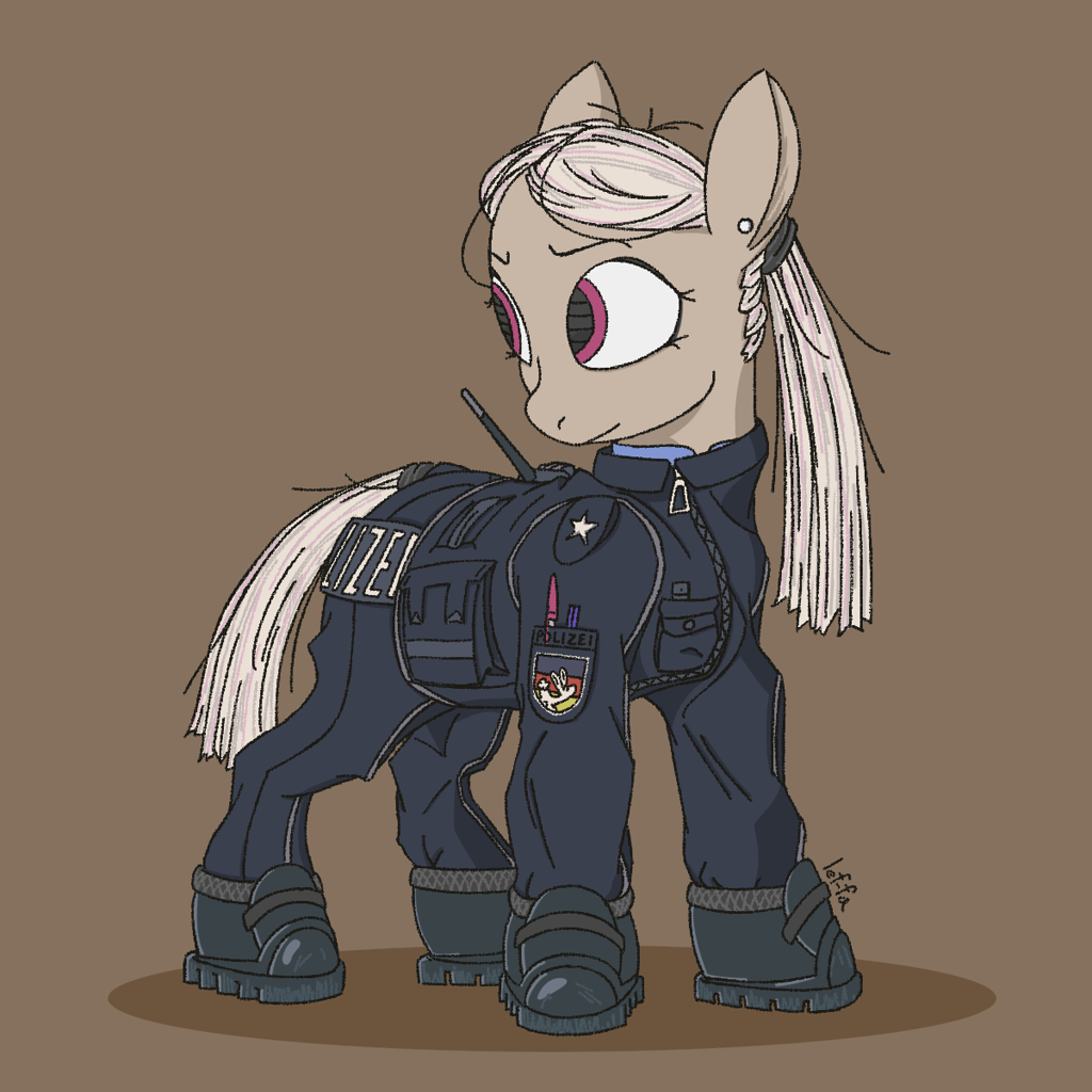 #3580037 - safe, artist:lef-fa, oc, oc only, earth pony, pony, brown ...