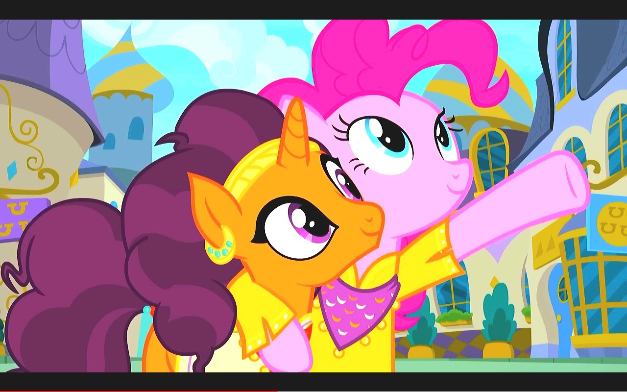 #3580554 - safe, screencap, pinkie pie, saffron masala, earth pony ...