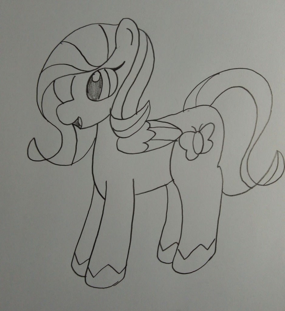 #3580727 - safe, artist:lunashy21, fluttershy, pegasus, pony, g4, g4.5 ...