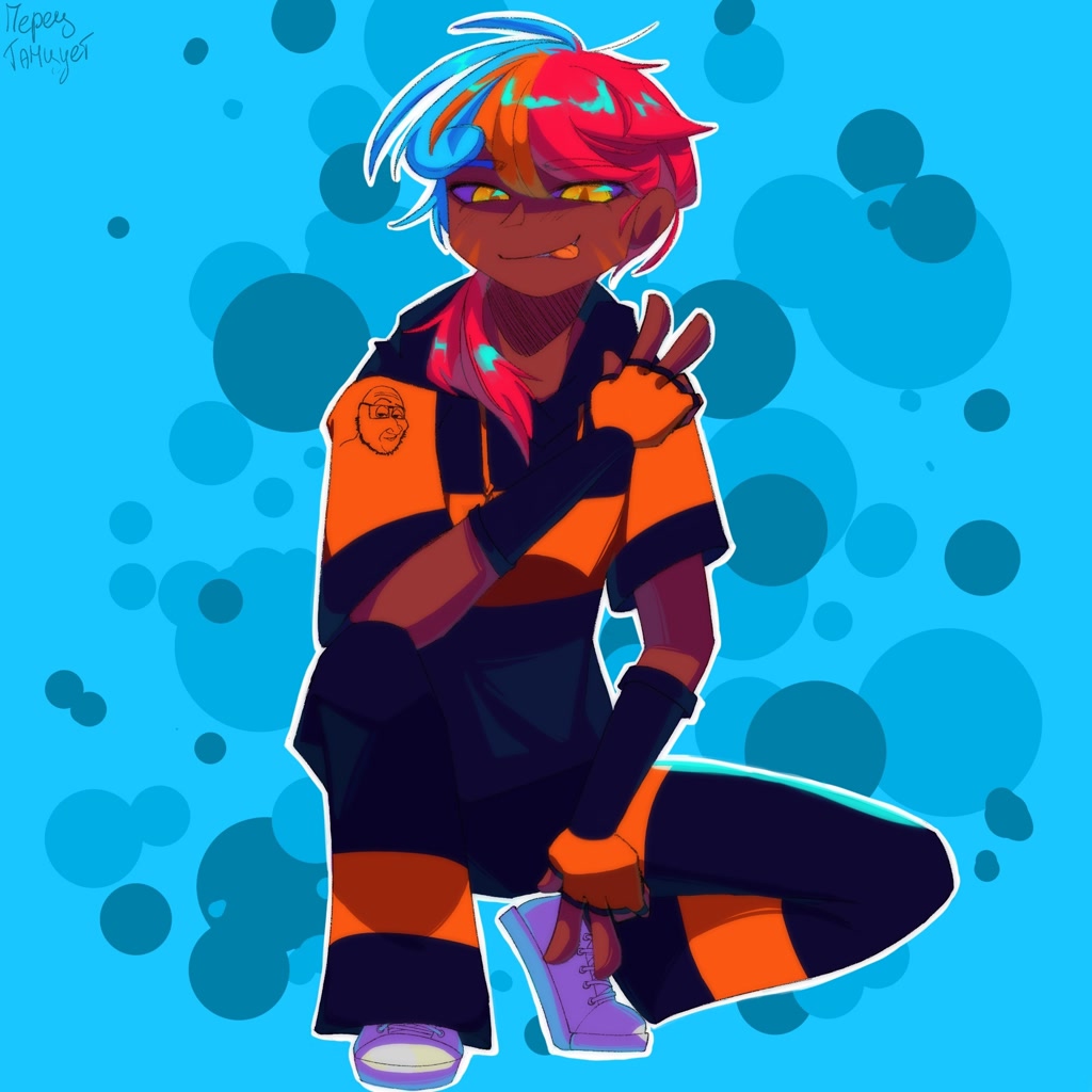 #3581321 - safe, artist:pepper dance, oc, oc only, oc:demagogue, human ...