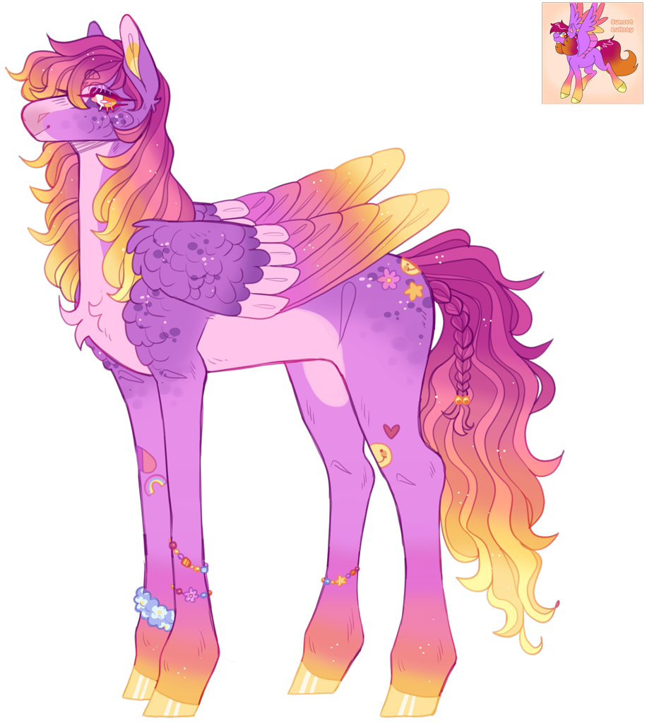 #3581607 - safe, artist:sleepy-nova, oc, oc only, oc:sunset lullaby ...