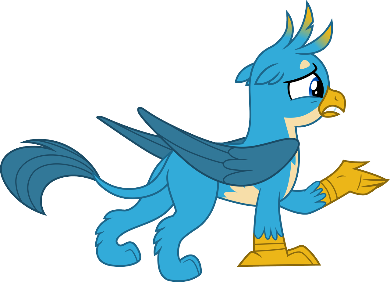 #3582389 - safe, artist:cloudy glow, gallus, griffon, g4, my little ...