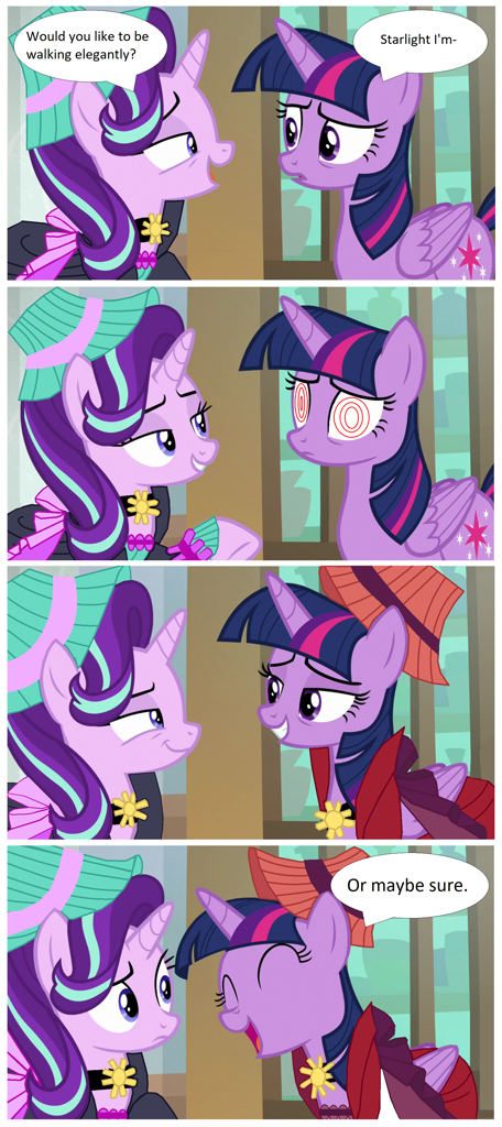 #3582565 - safe, artist:brightstar40k, edit, edited screencap, screencap, starlight glimmer ...