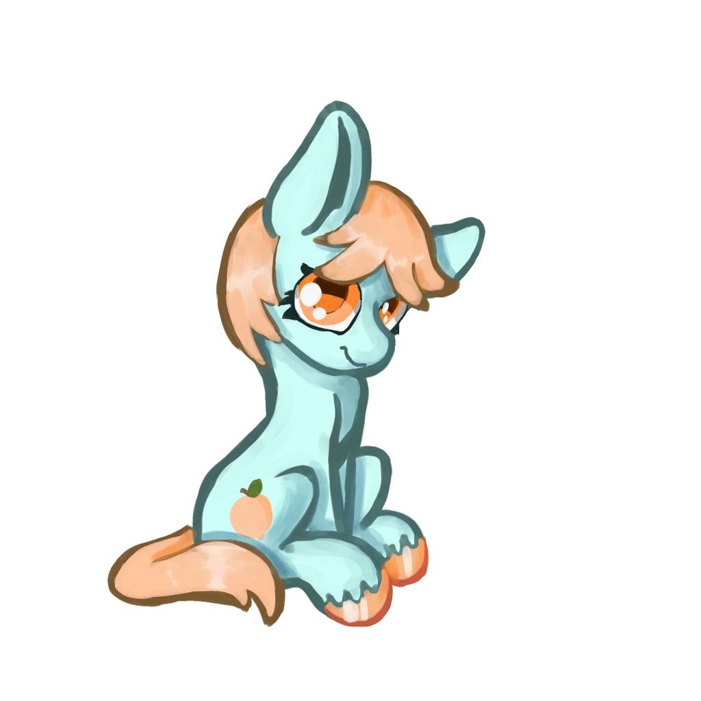 #3582837 - safe, artist:sonetoennec, peach fuzz, earth pony, pony, g4 ...