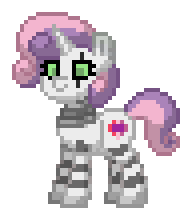 #3583037 - safe, artist:bananen_hd, sweetie belle, oc, earth pony, pony ...