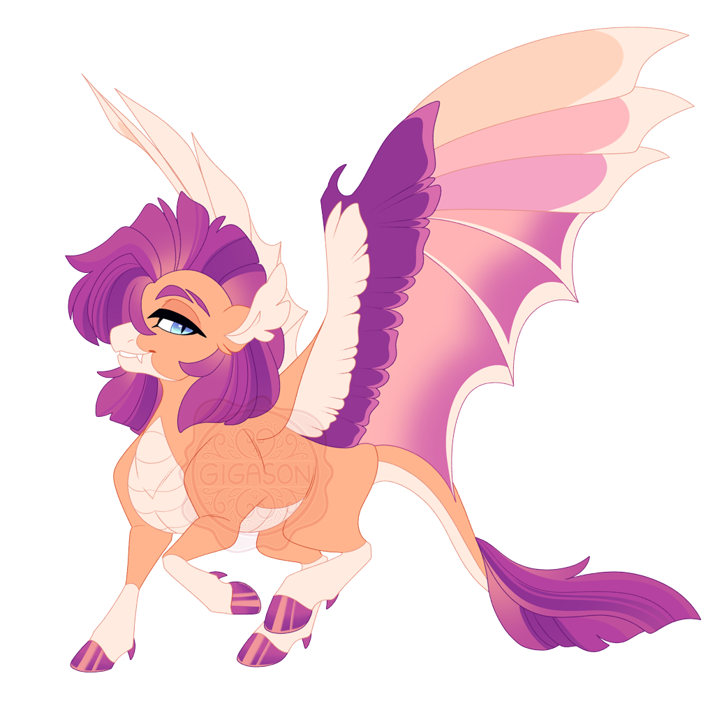 #3583258 - safe, artist:gigason, oc, oc:glide galore, dracony, dragon, hybrid, absurd resolution ...