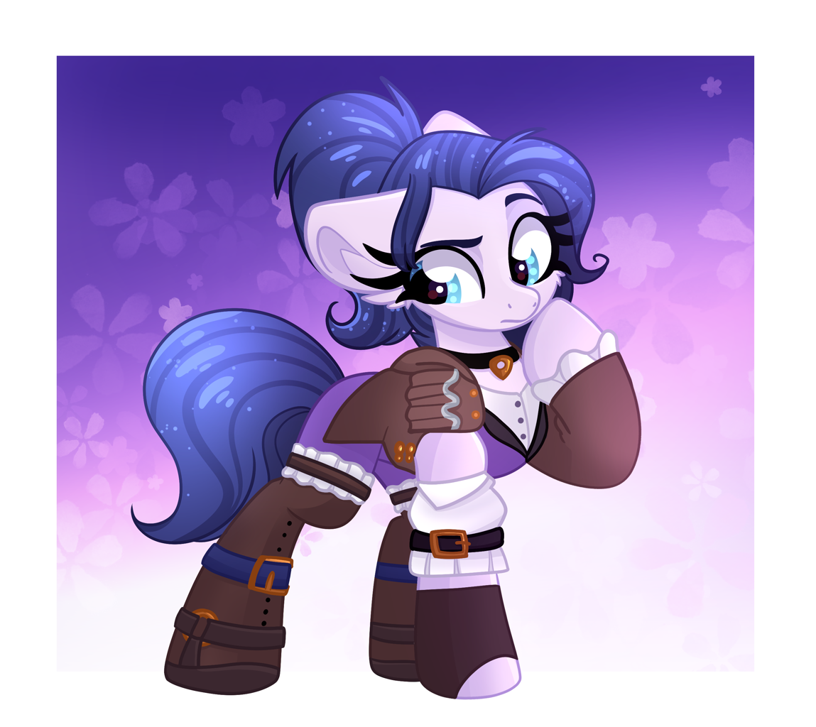 #3583336 - safe, artist:lbrcloud, pony, arcane, gradient background ...