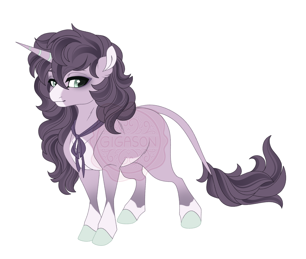 #3583629 - safe, artist:gigason, oc, oc only, oc:grace note, pony, unicorn, female, high res ...