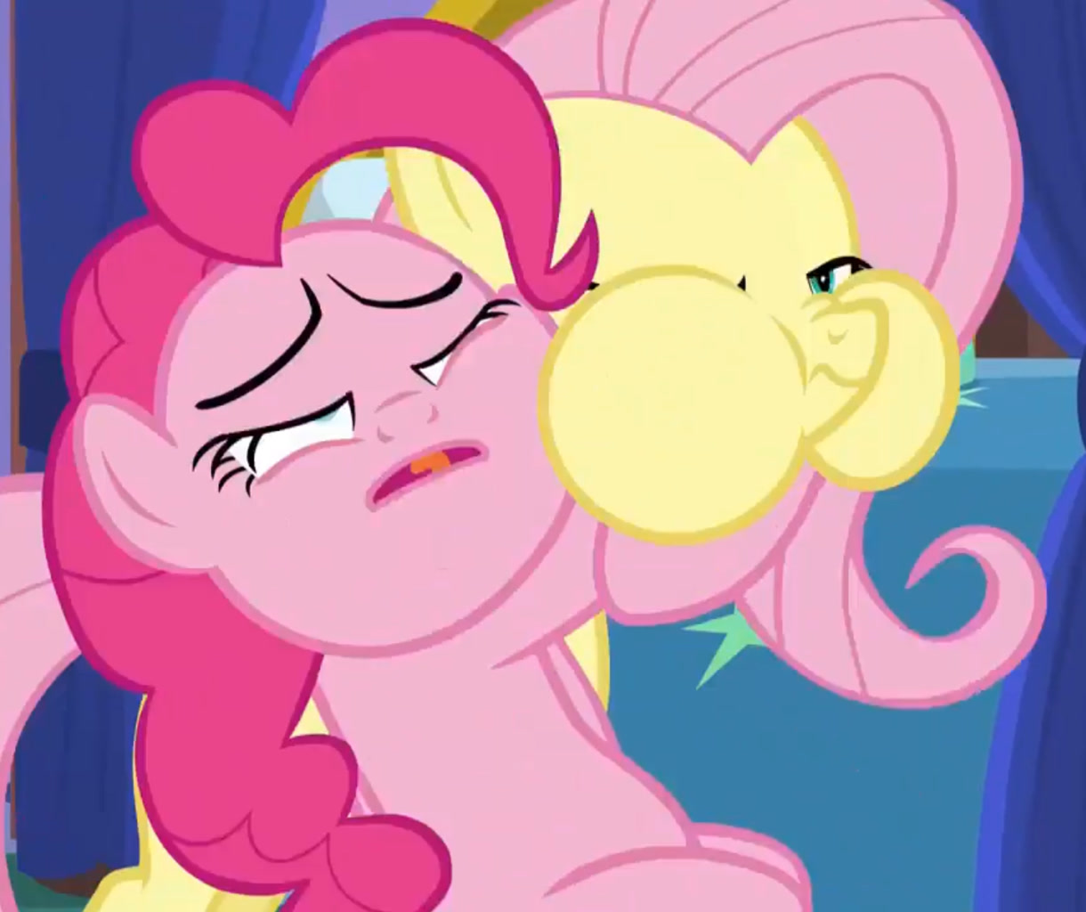 #3583875 - safe, screencap, fluttershy, pinkie pie, pony, g4, my little ...