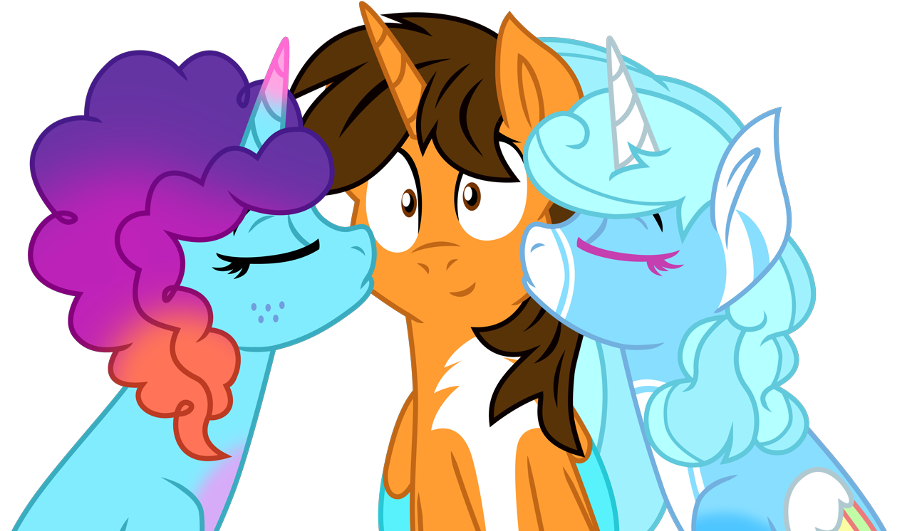 #3603210 - safe, artist:ejlightning007arts, misty brightdawn, oc, oc:ej, oc:jemima sparkle ...