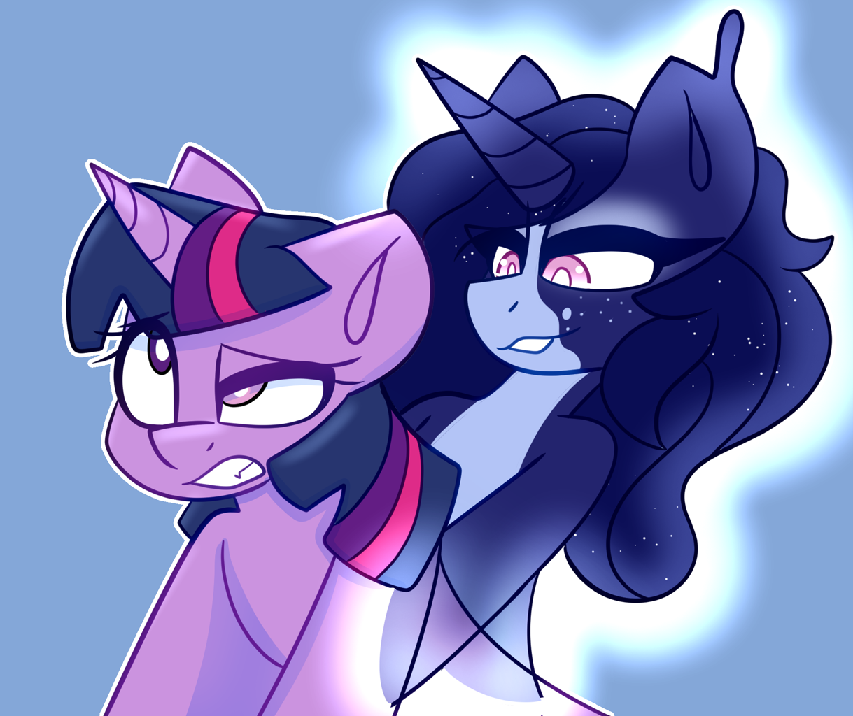 #3605524 - oc name needed, safe, artist:askhypnoswirl, twilight sparkle, oc, ghost, ghost pony ...