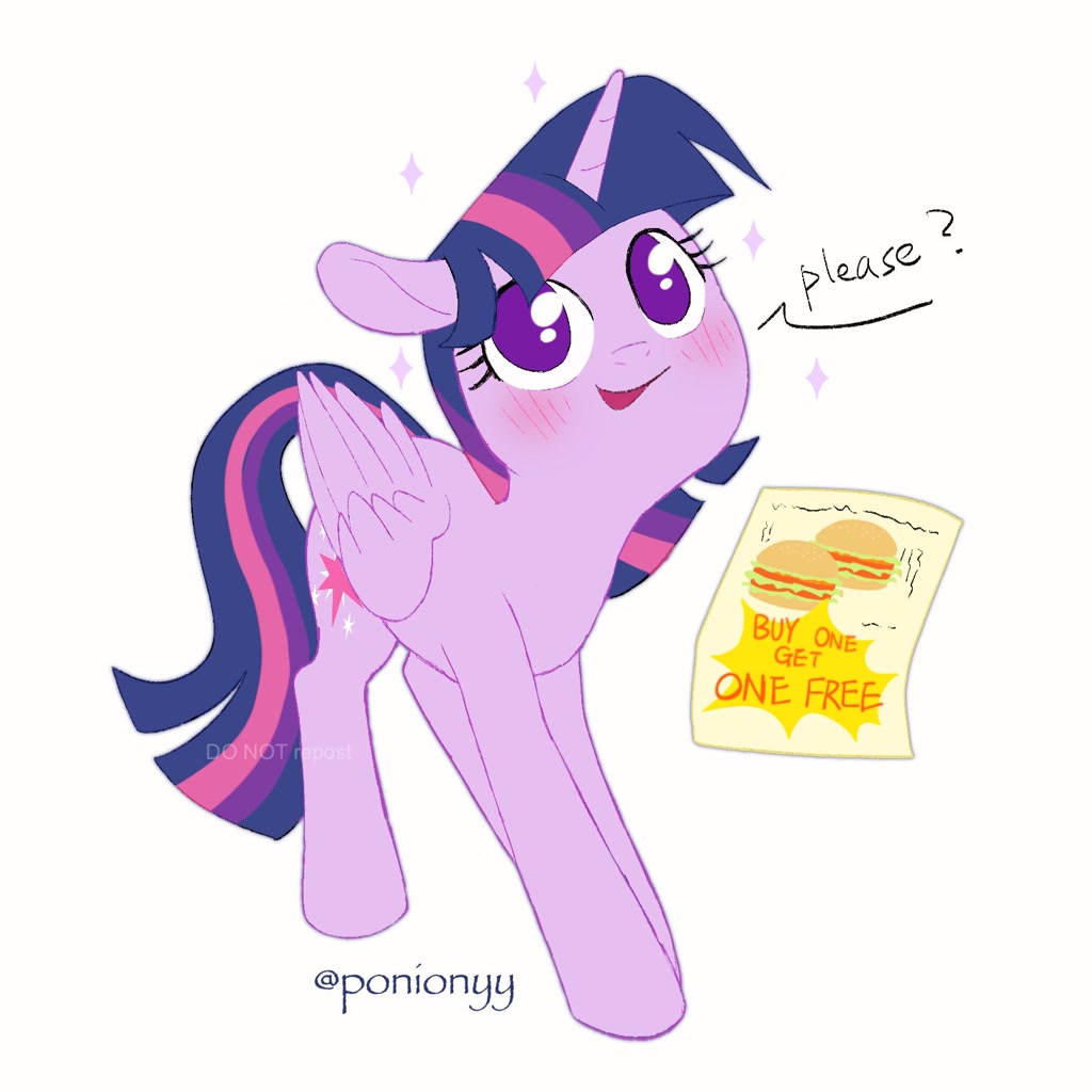 #3605582 - safe, artist:sion, twilight sparkle, alicorn, pony, g4, blush lines, blushing, cute ...