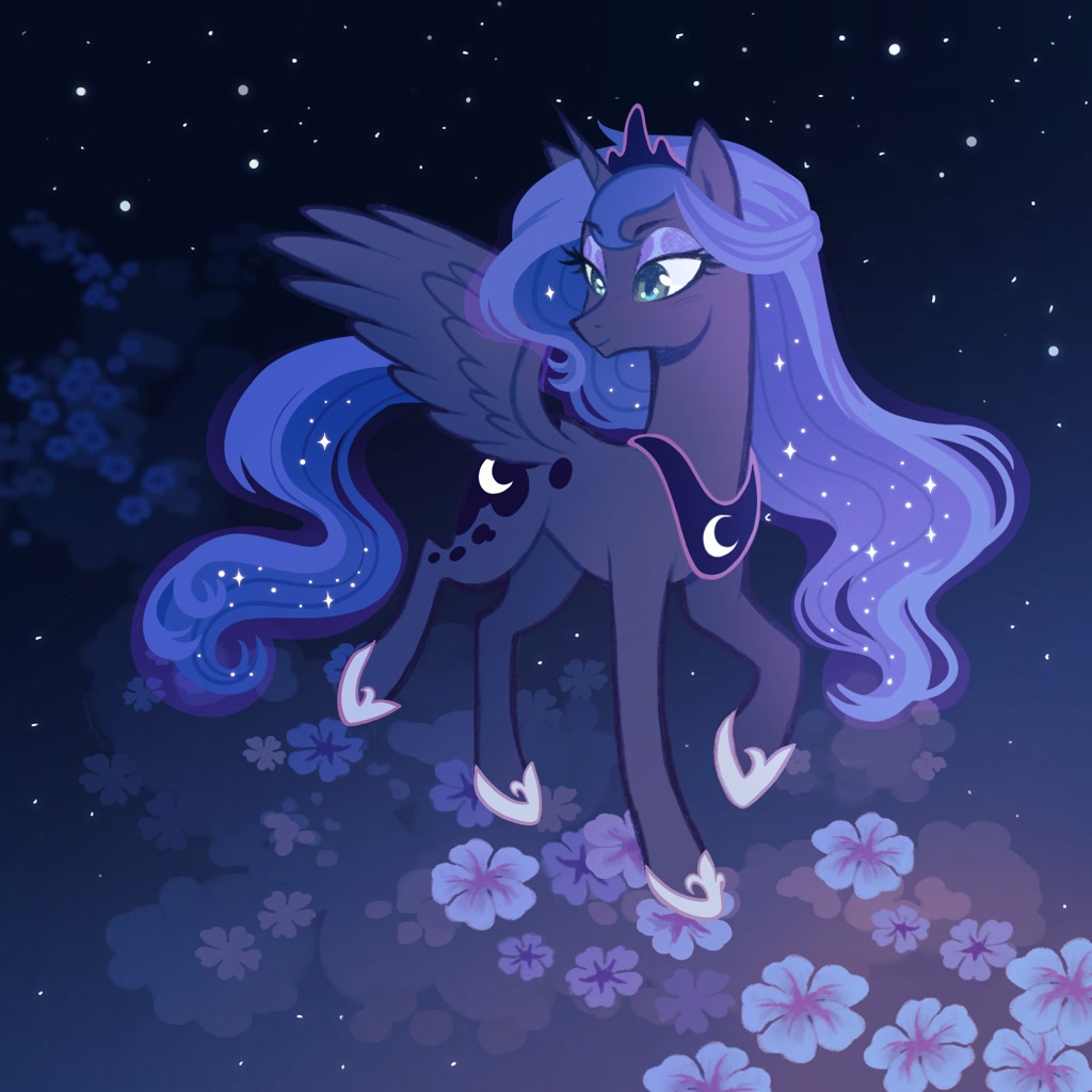 #3605718 - safe, artist:cowboypony, princess luna, alicorn, pony, g4 ...