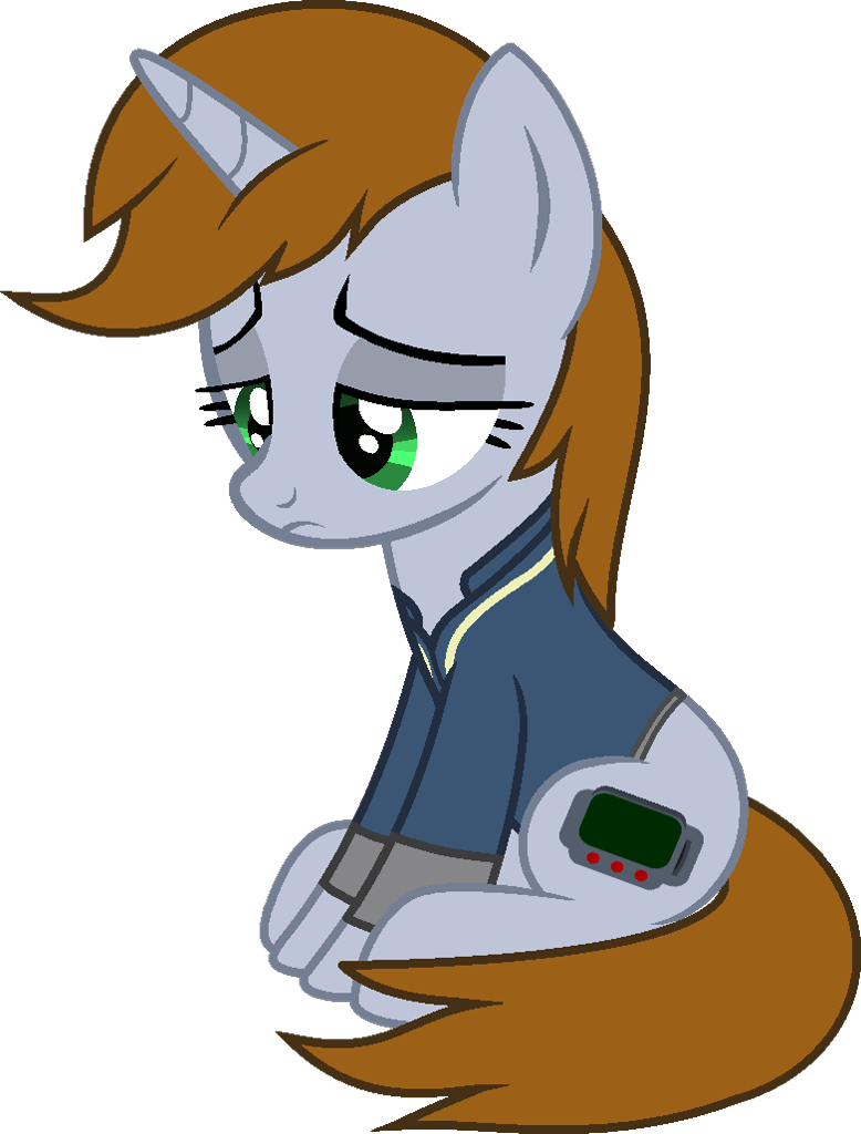#3605793 - safe, artist:stephen-fisher, oc, oc only, oc:littlepip, pony, unicorn, fallout ...