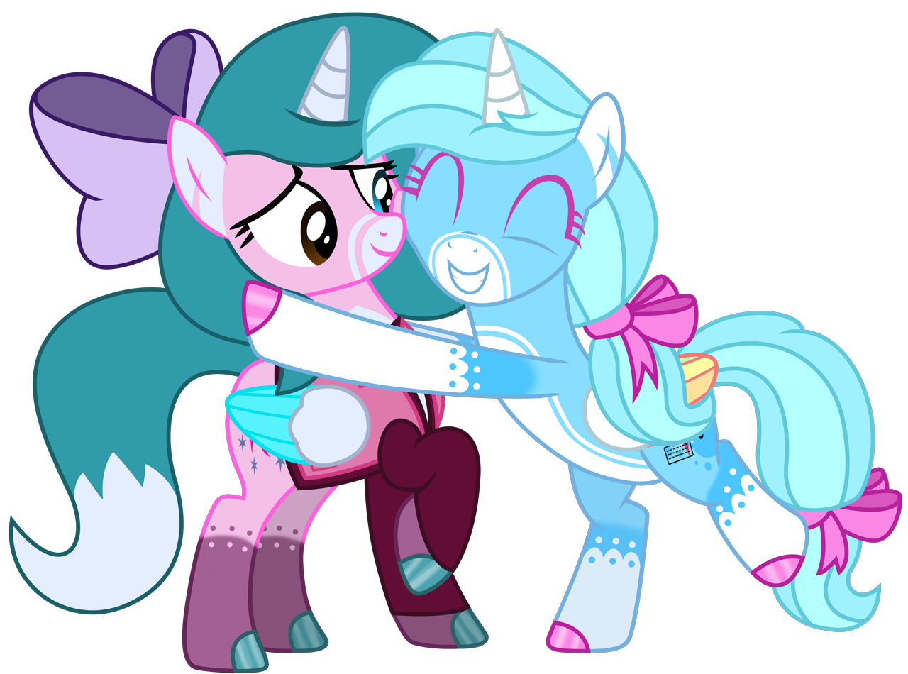 #3605798 - safe, artist:ejlightning007arts, oc, oc only, oc:dixie sparkle, oc:jemima sparkle ...