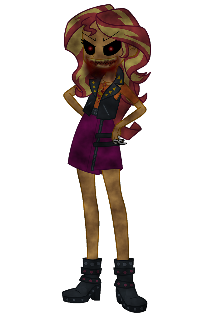 #3606047 - semi-grimdark, artist:crazysunsetshimmerstan357, edit ...