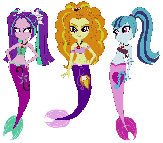 #3607129 - safe, artist:ocean lover, artist:selenaede, adagio dazzle ...