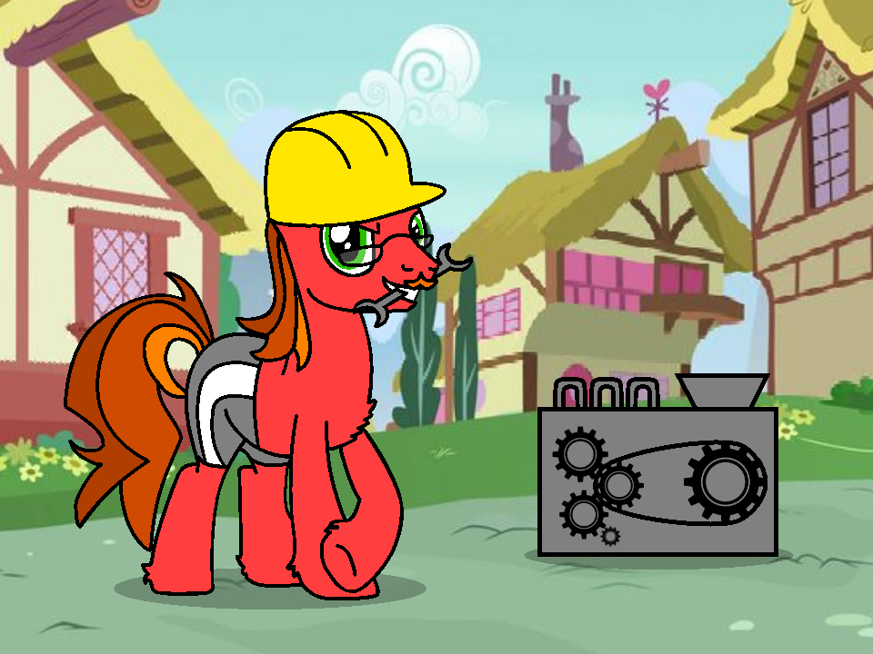 #3607678 - safe, artist:lonstecation, oc, oc only, oc:buckaroo mcintosh ...