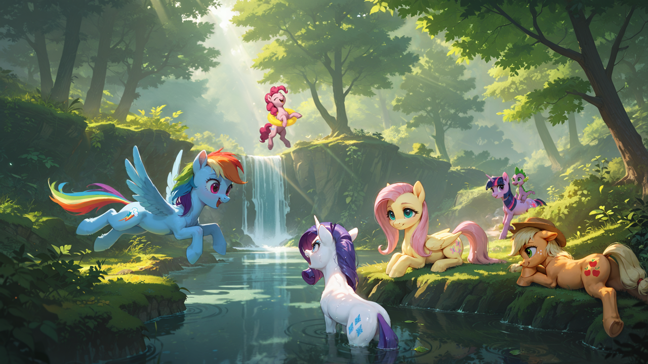 #3607788 - safe, ai composition, ai content, artist:truekry, generator:tponynai3, generator:wai ...