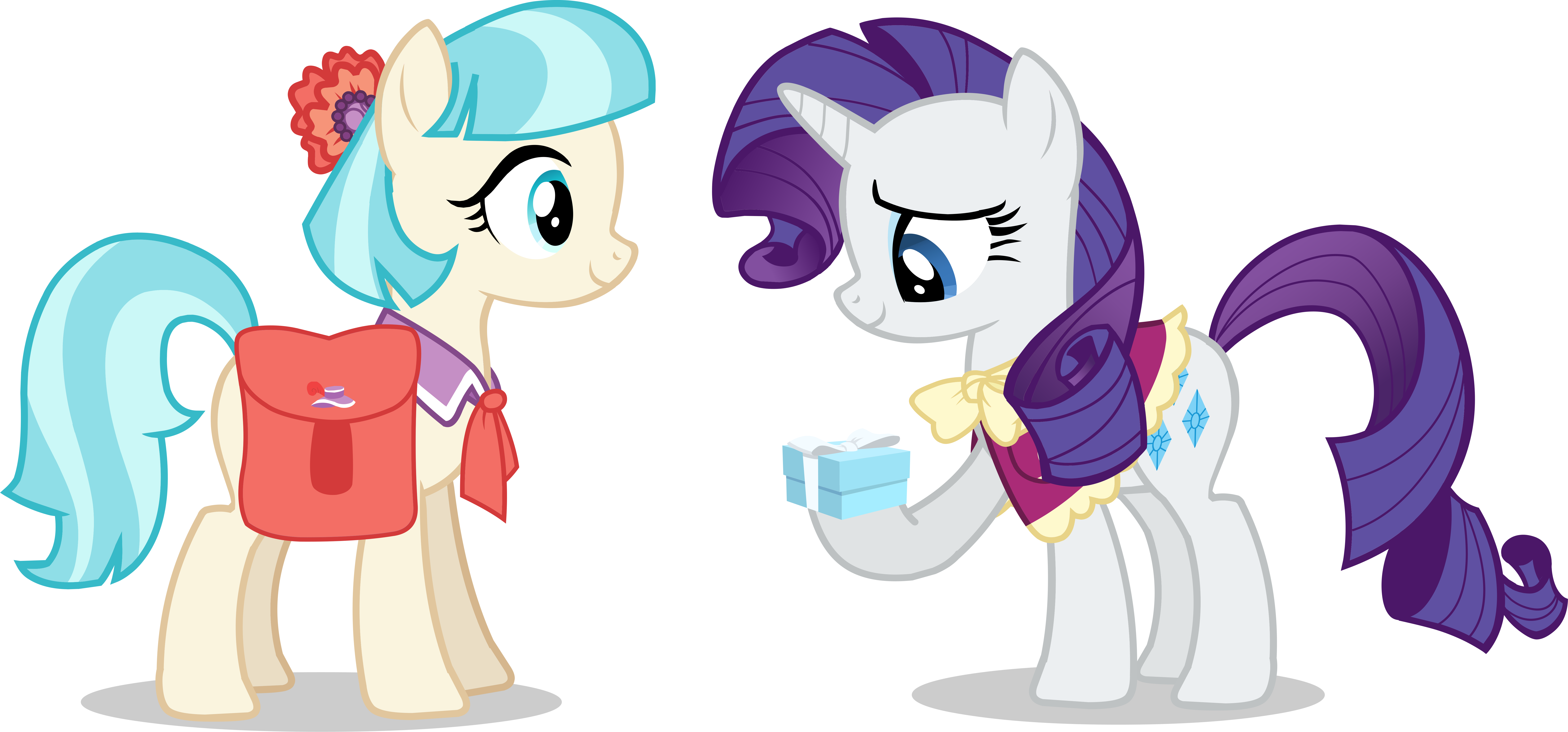 #3608000 - safe, playdate digital, coco pommel, rarity, earth pony ...