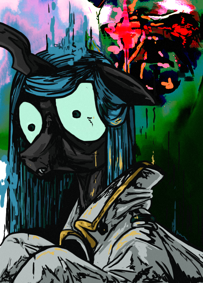 #3608155 - safe, artist:aaronmk, queen chrysalis, oc, oc:torben ...