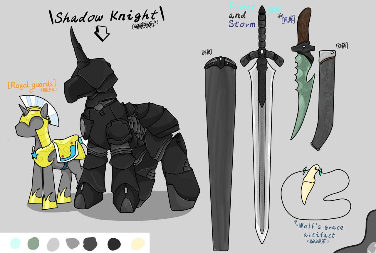 #3608583 - safe, artist:glow haze, oc, oc only, oc:shade evergreen, earth pony, pony, fanfic:a ...