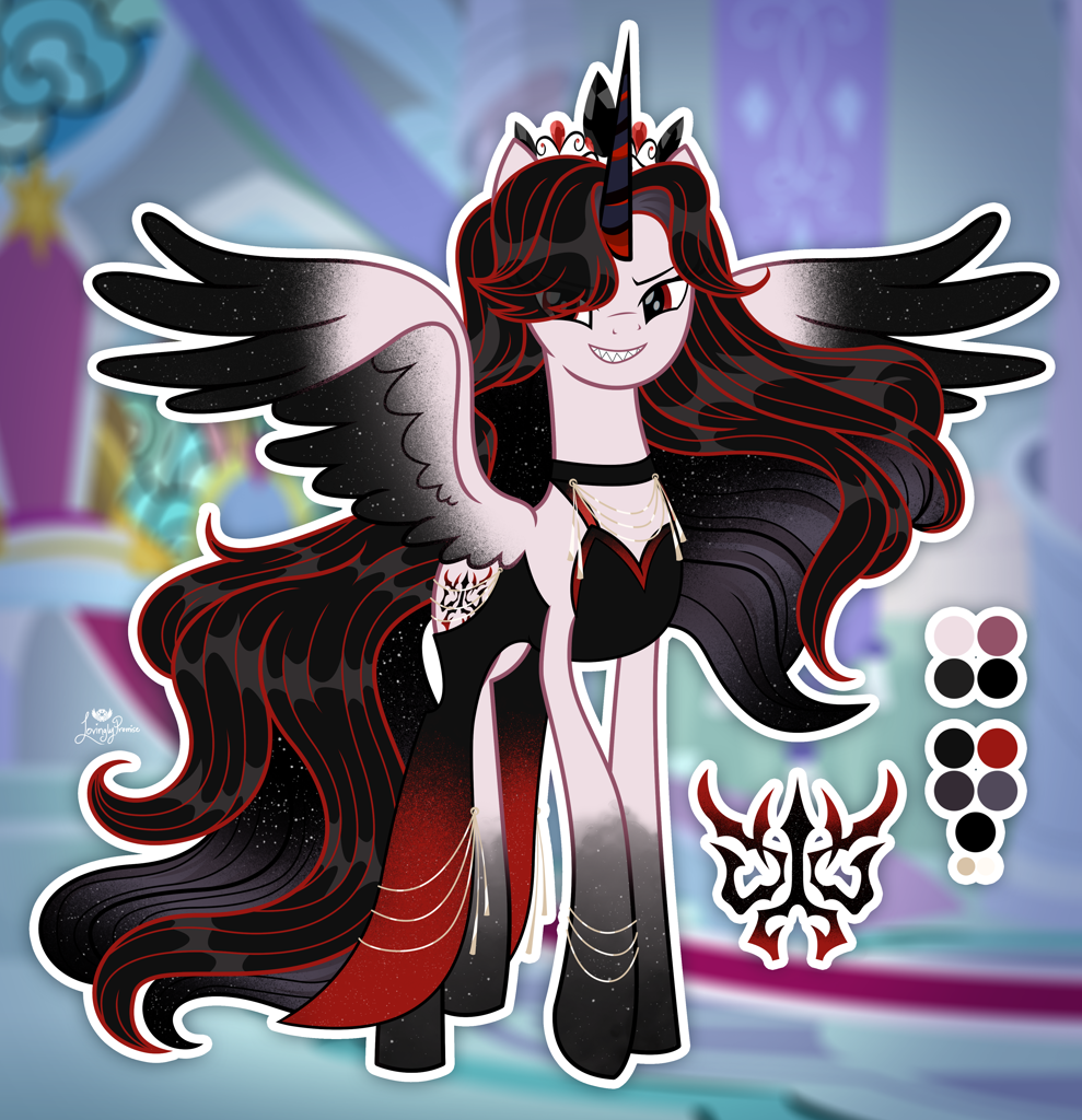 #3608792 - safe, artist:lovinglypromise, oc, alicorn, absurd resolution ...