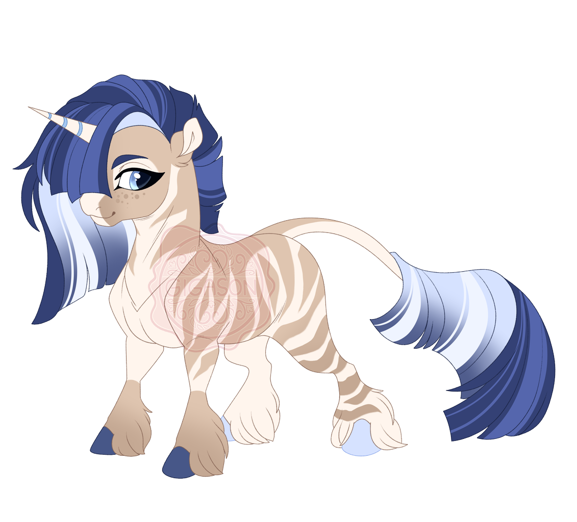 #3610019 - safe, artist:gigason, oc, oc only, oc:rainwater, hybrid, zebroid, zony, absurd ...