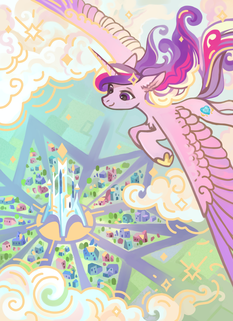 #3612094 - safe, artist:sivelu, princess cadance, alicorn, earth pony ...