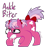 Size: 768x768 | Tagged: safe, artist:kharmacal, oc, oc only, oc:ankle biter, earth pony, pony, 2025, anatomically incorrect, anisocoria, bags under eyes, bow, character name, colored lineart, female, foaming at the mouth, hair bow, incorrect leg anatomy, joke oc, mare, mare oc, no catchlights, pigtails, pink coat, pink eyes, pixel-crisp art, rabies, simple background, solo, tail, tail bow, three toned mane, three toned tail, transparent background