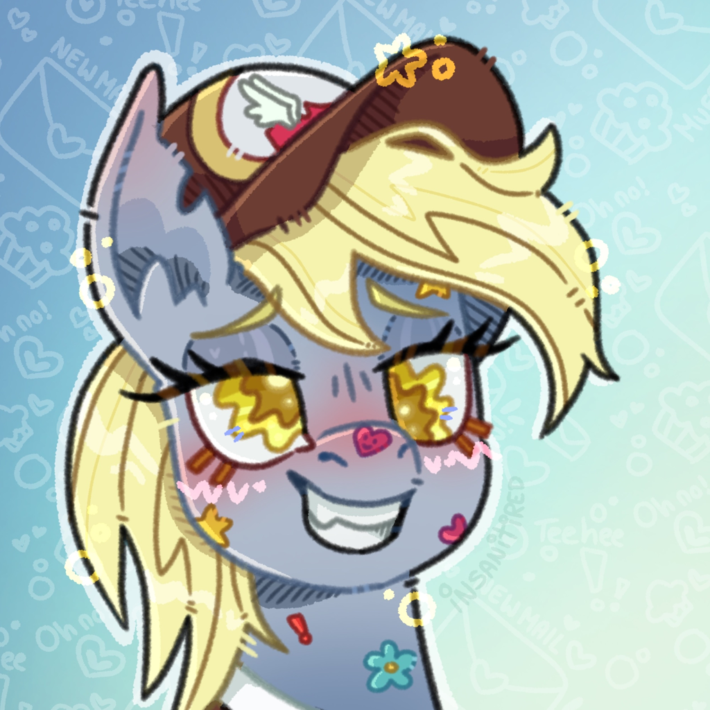 #3612402 - safe, artist:insanitired, derpy hooves, pegasus, pony, g4 ...