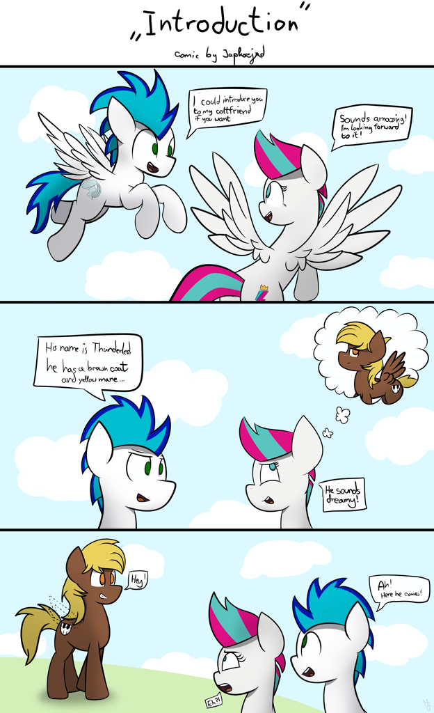 #3613035 - safe, artist:japkozjad, zipp storm, oc, oc:hurrcio, oc ...