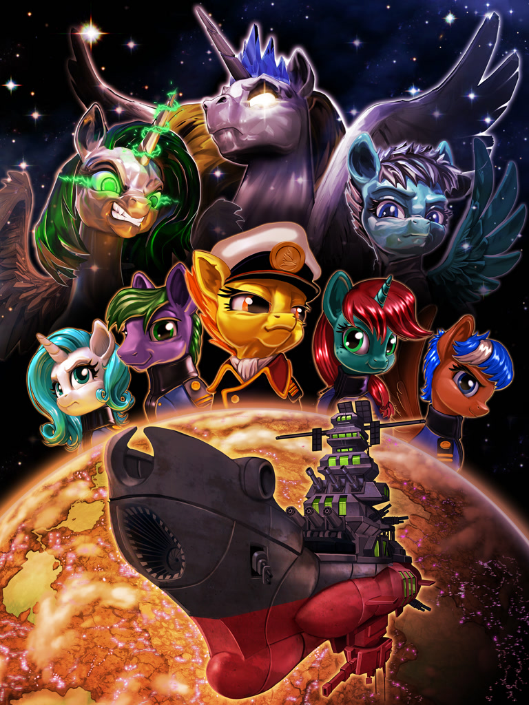 #3598982 - safe, artist:harwick, spitfire, oc, earth pony, pegasus ...