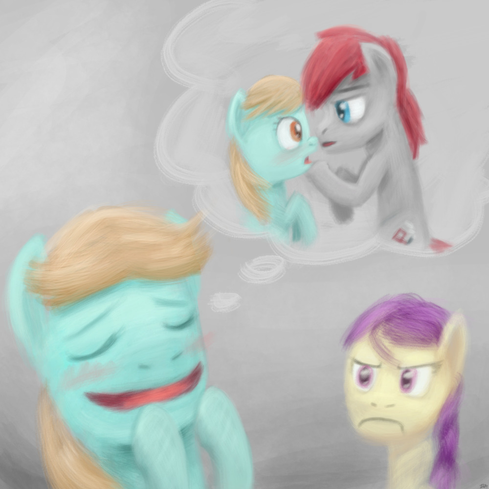 #3615192 - safe, artist:unsavorydom, boysenberry, peach fuzz, train ...