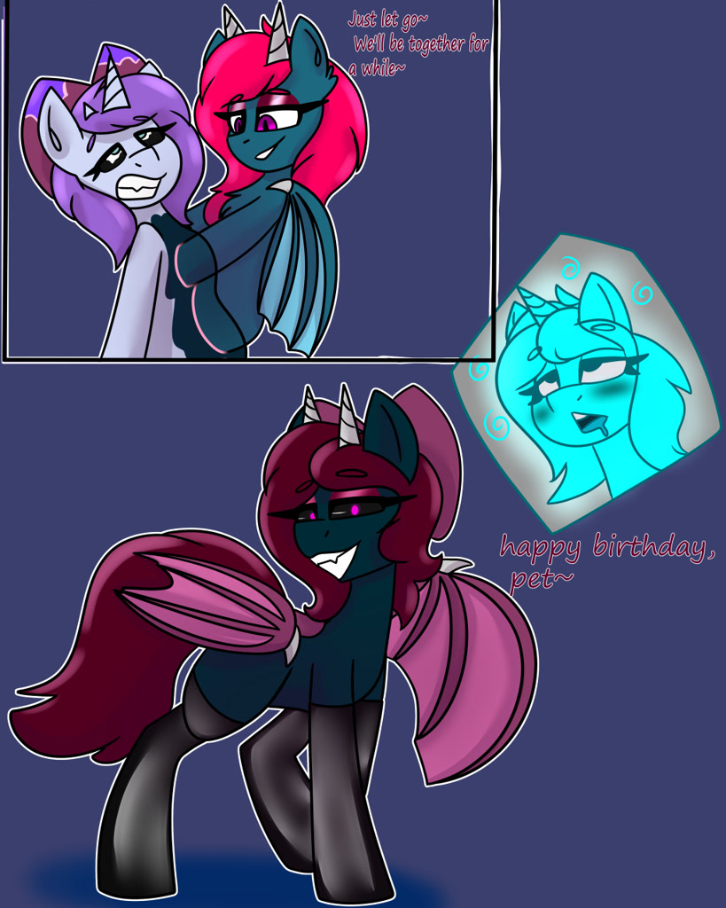 #3600146 - safe, artist:askhypnoswirl, oc, oc only, oc:shyanne, oc:swirly daze, bat pony ...