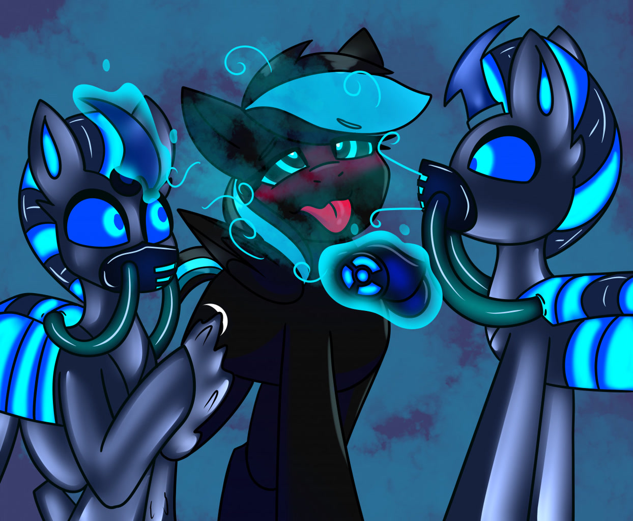 #3600149 - suggestive, artist:askhypnoswirl, oc, oc only, oc:nightlight ...