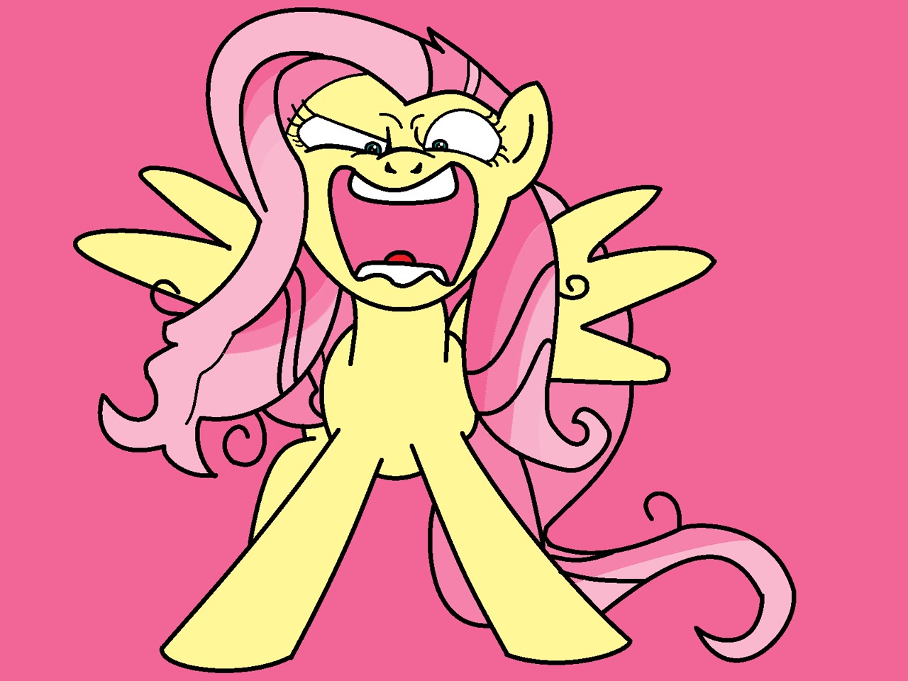 #3600988 - safe, artist:heavymetalbronyyeah, fluttershy, pegasus, pony ...