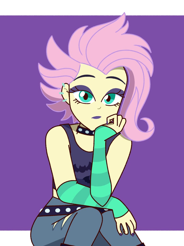 #3601187 - safe, artist:nene2000310, fluttershy, human, equestria girls ...