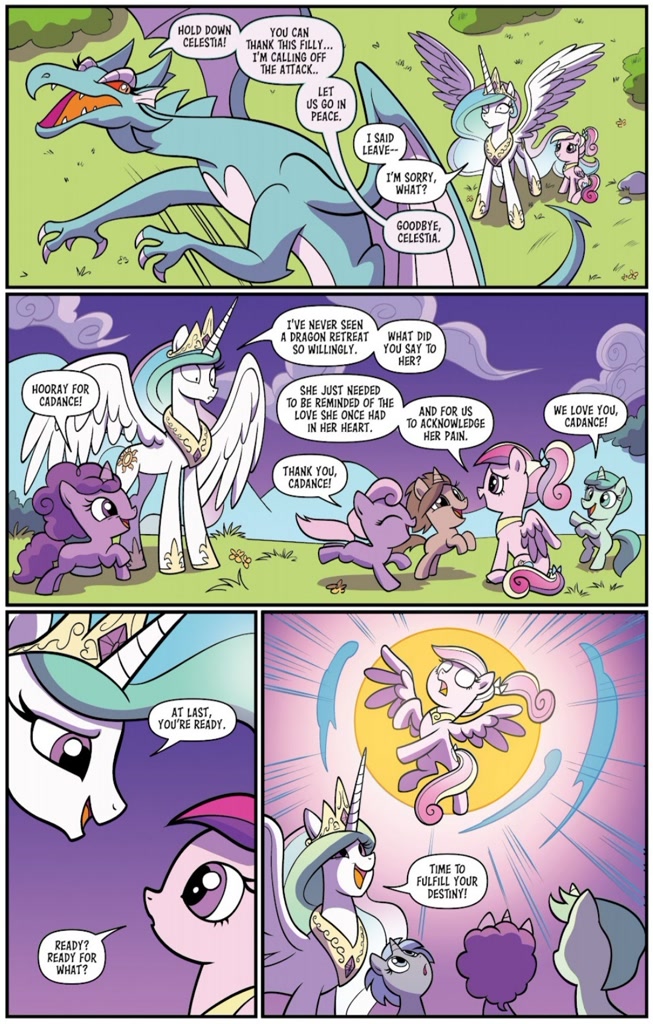 #3601374 - safe, idw, liebe, princess cadance, princess celestia ...