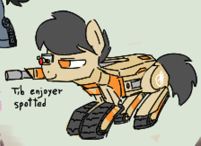 #3621248 - safe, artist:alexi148, oc, tank pony, g4, cannon, magma.com ...