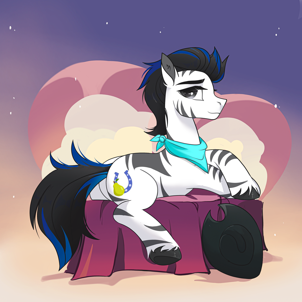 #3622225 - artist needed, safe, oc, oc only, oc:louie hooferson, earth pony, hybrid, pony, zebra ...