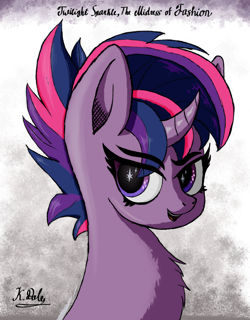 #3623227 - safe, artist:k. dale, twilight sparkle, pony, unicorn, g4 ...